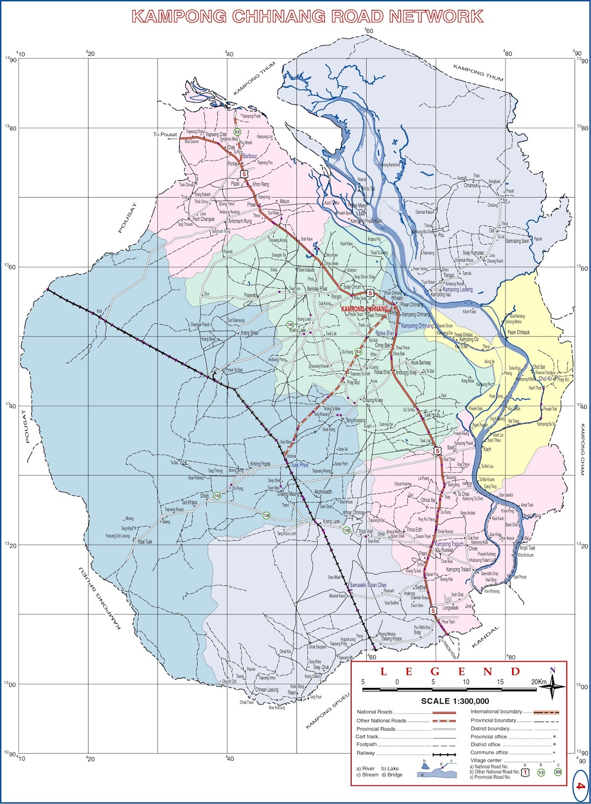 ផែនទីនៃប្រទេសកម្ពុជា - 4Share| Cambodia