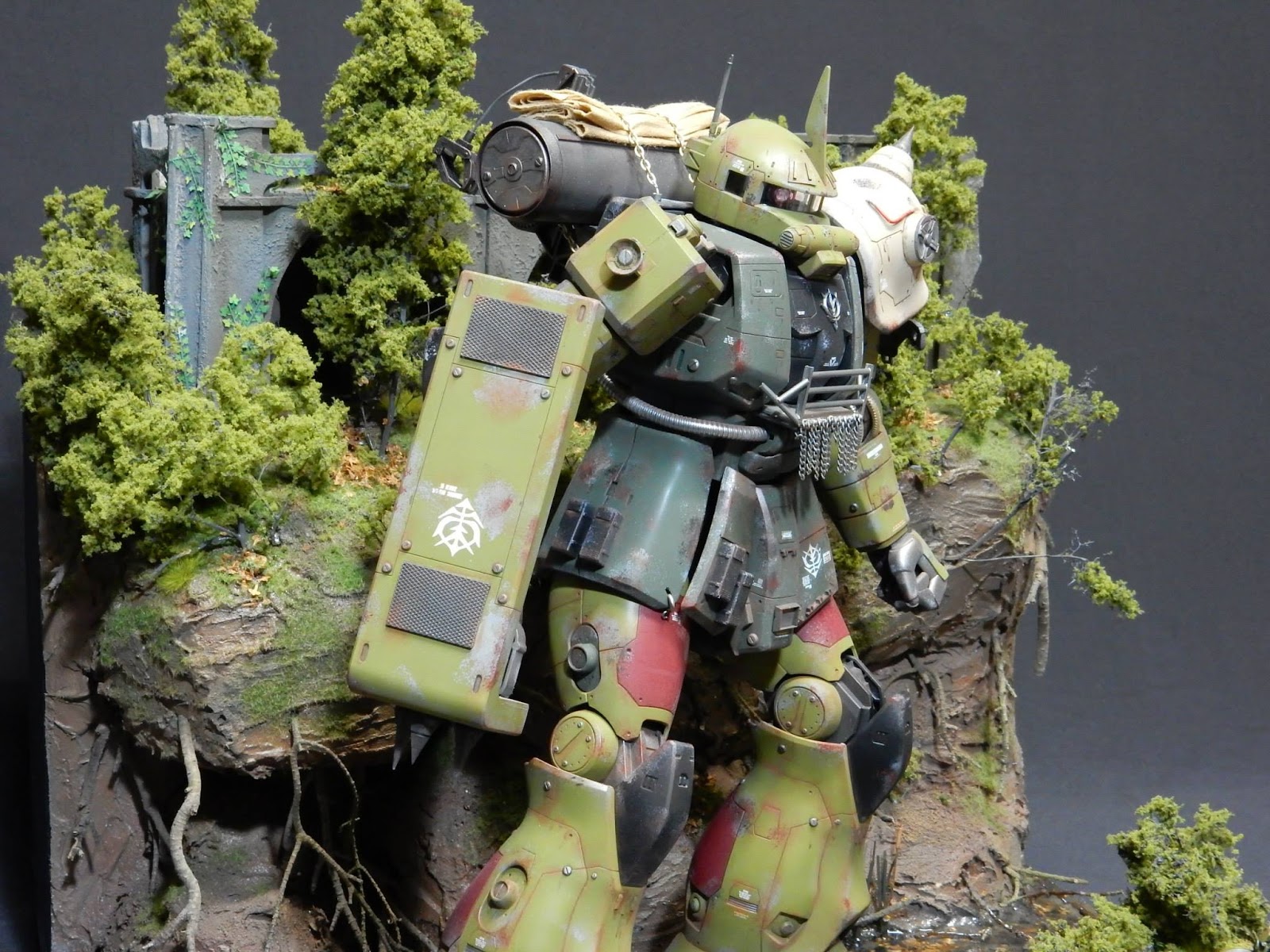GUNDAM GUY: Forest Recon Diorama Build - GBWC Australia Entry Build