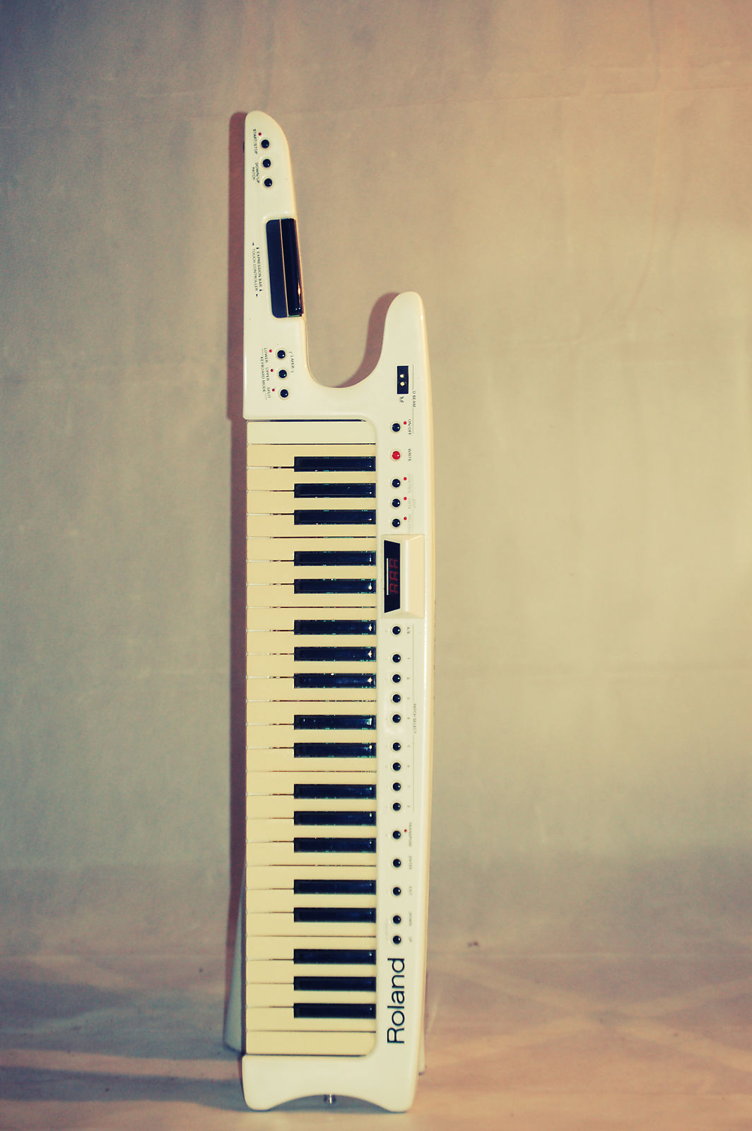 MATRIXSYNTH: White 2001 Roland AX-7 w/ Original Box & Case