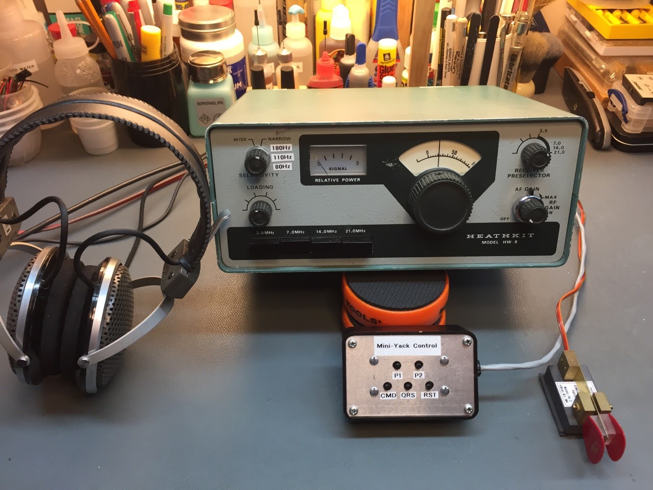 SolderSmoke Daily News -- Ham Radio Blog: Dino's HW-8 Mods