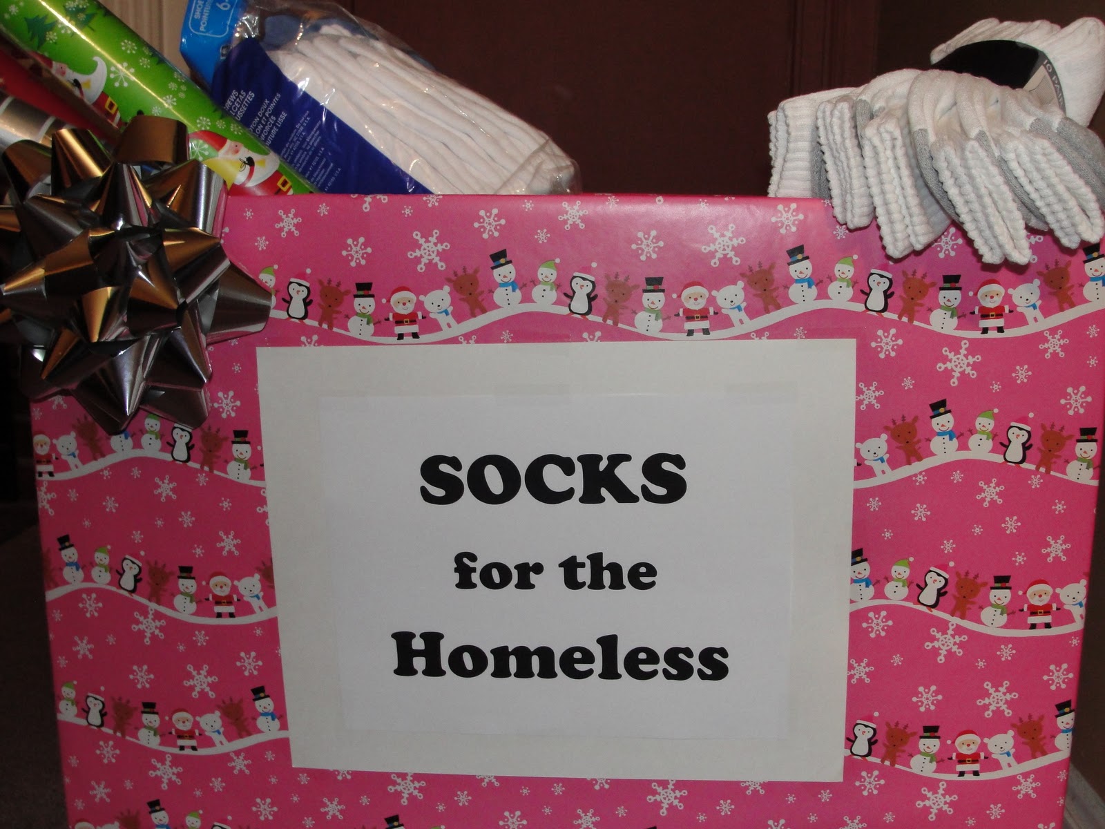 Socks For The Homeless: Photos