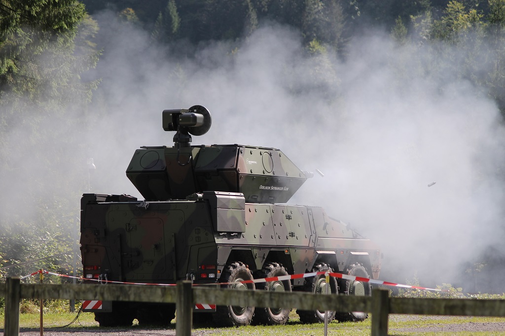 STRATEGIE & TECHNIK: Rheinmetall Oerlikon Skyranger Boxer im scharfen ...