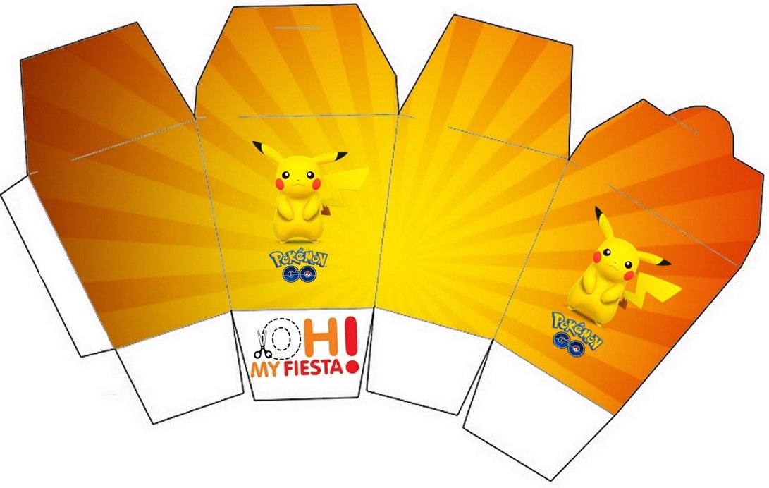Pikachu: Free Printable Boxes. - Oh My Fiesta! for Geeks