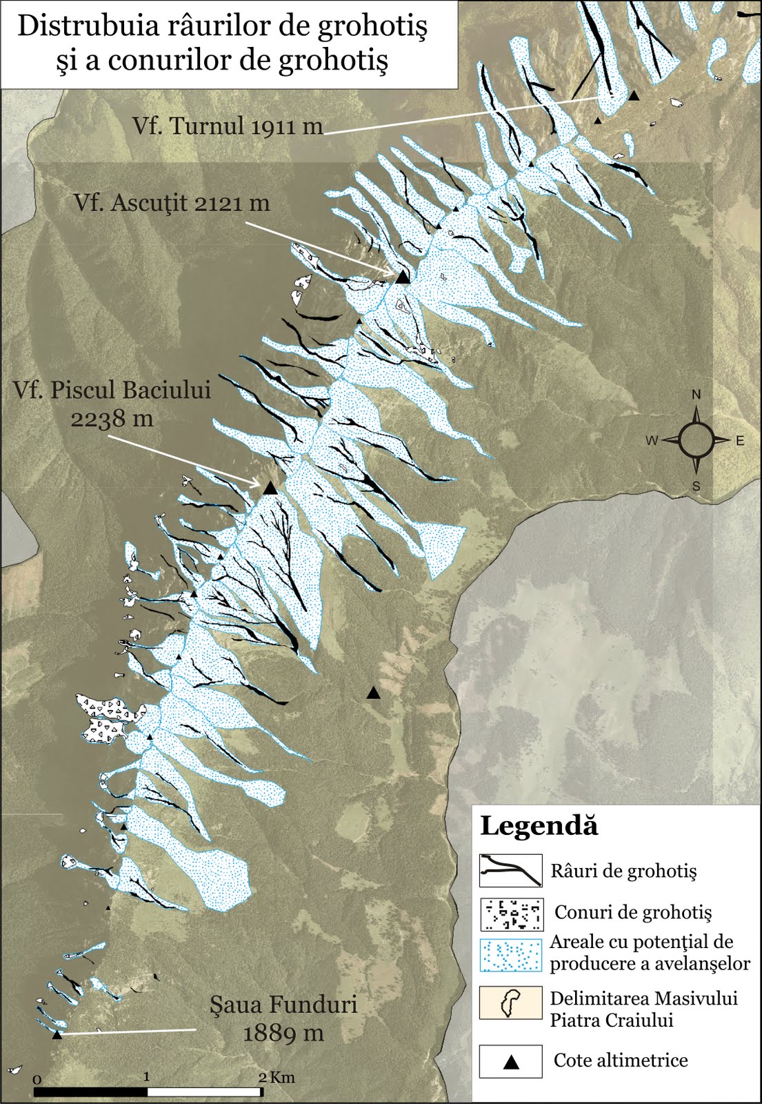 Masivul Piatra Craiului: Relieful periglaciar