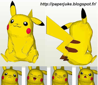 Life Size Pikachu Papercraft | Papercraft Paradise | PaperCrafts ...