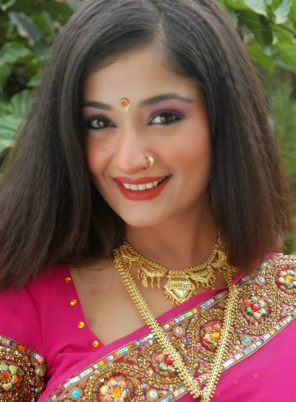 Kiran Rathod Hot in Pink Saree | Indian Actress Sarees