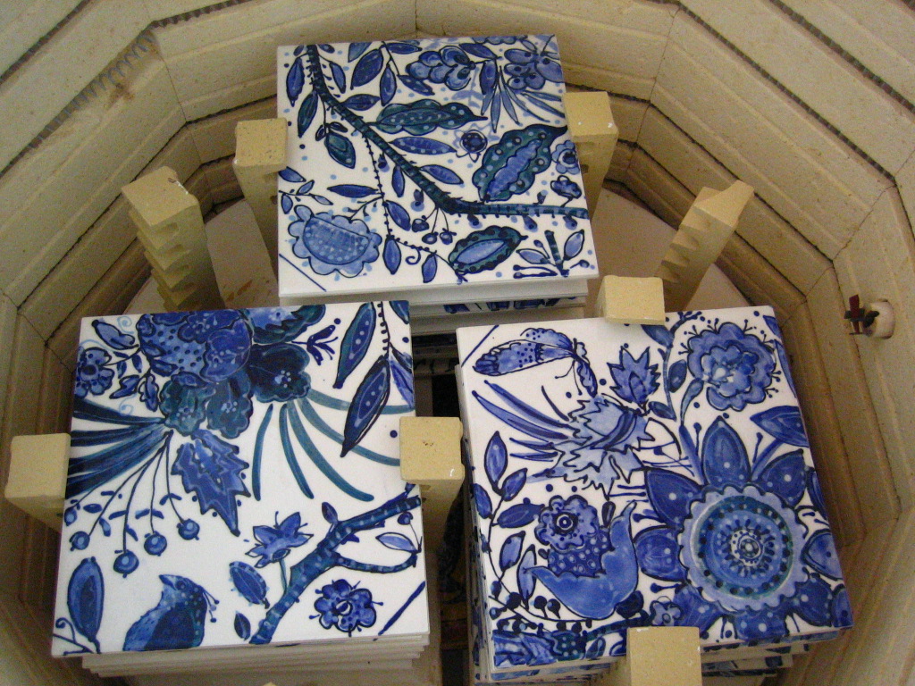 Painting It: Blue Tile Mural- "Delft" Style