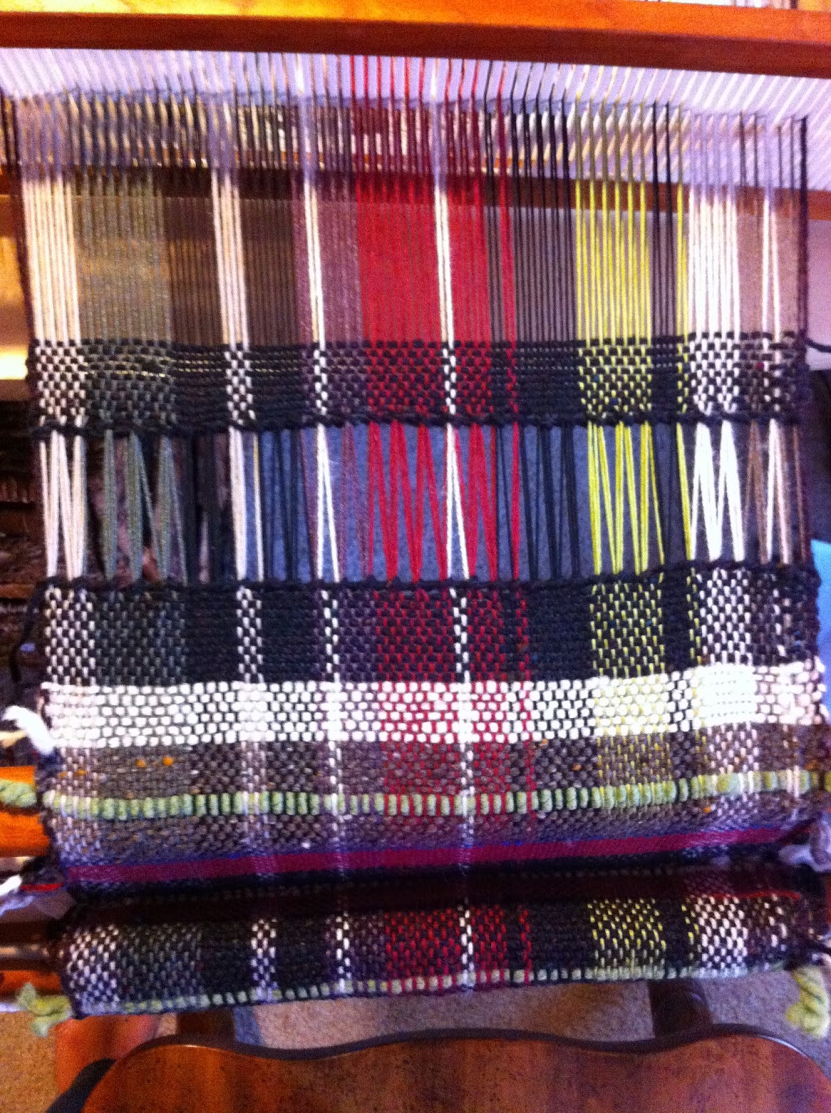 Plaid Woven Placemats - Crafty Katie