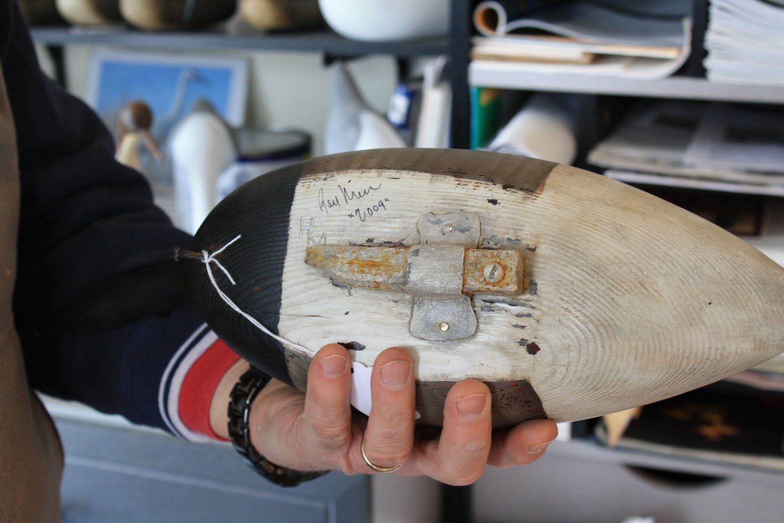 Perkins Center for the Arts Folklife Center: Ray Miller's Root-Head Decoy