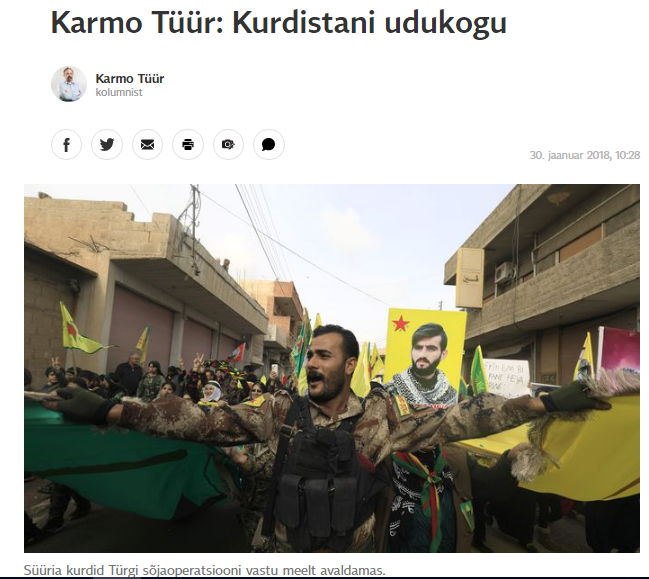 Karmo Tüüri blogi: Kurdistani udukogu