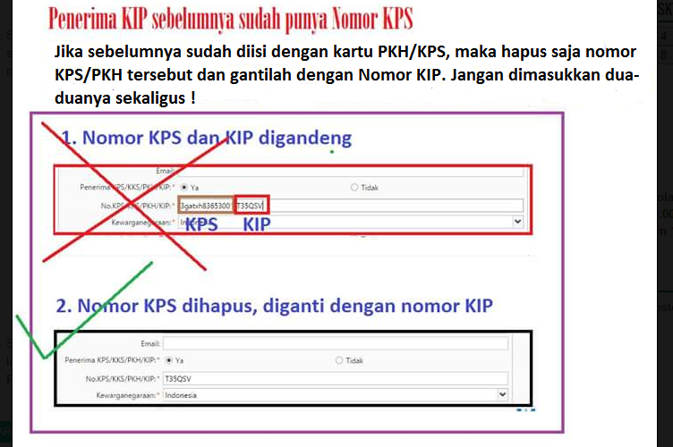 CARA MENGISI NOMOR KIP KEDALAM DAPODIK YANG BENAR | Sekolah Go Blog