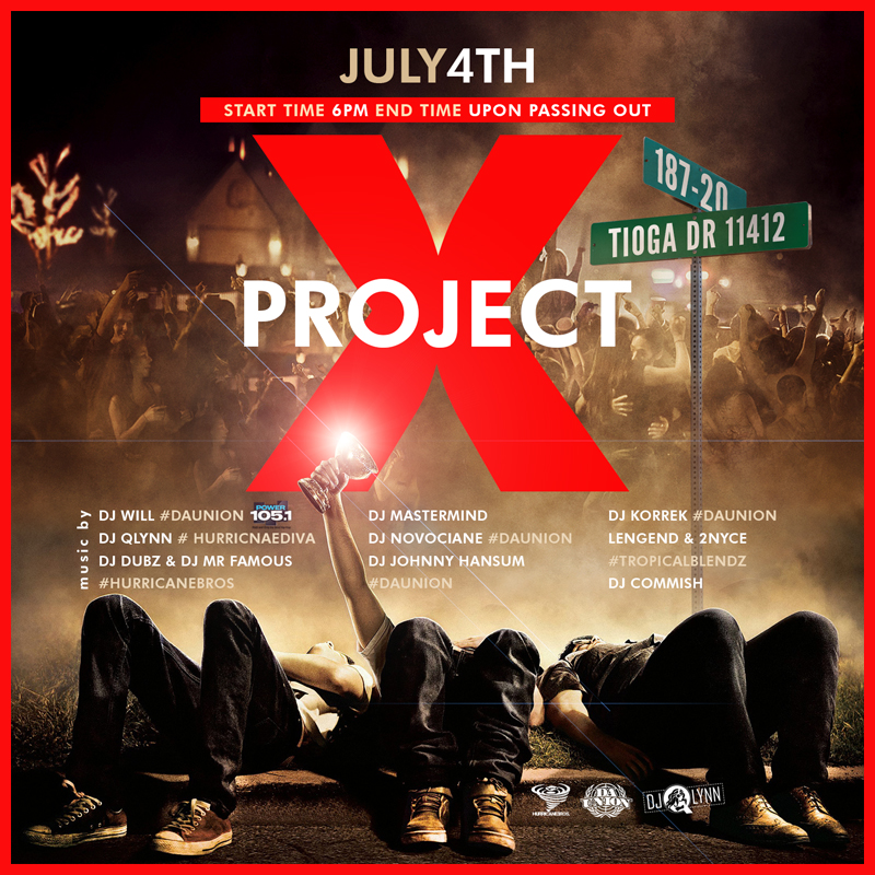 Project X Party Flyer Template