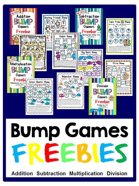 Fun Games 4 Learning: Bump! Bump! Bump! Bump Math Games