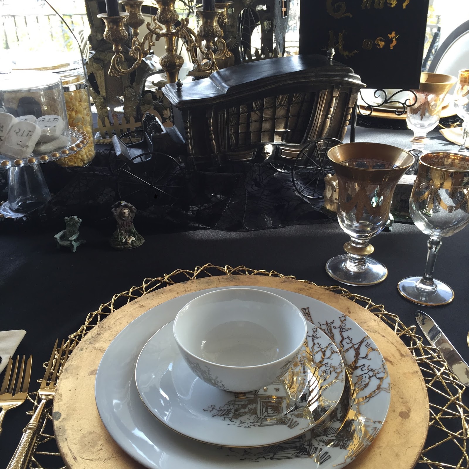 Purple Chocolat Home: Disney's Haunted Mansion Table