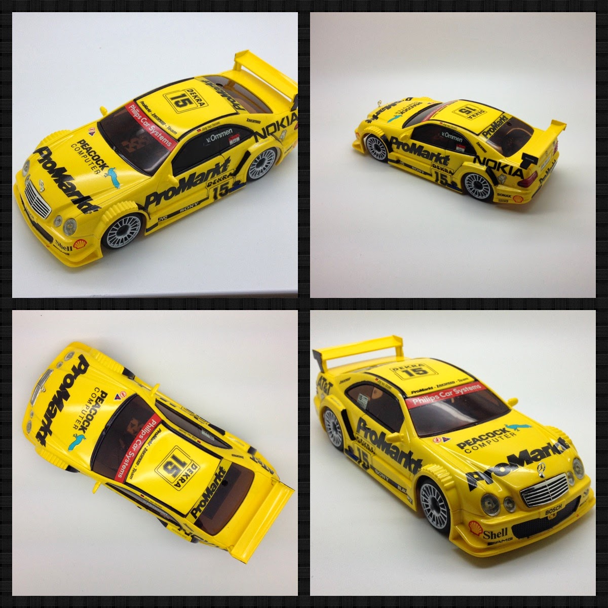 KYOSHOSAN: My Custom Painted Mini-Z AMG Mercedes DTM Promarkt