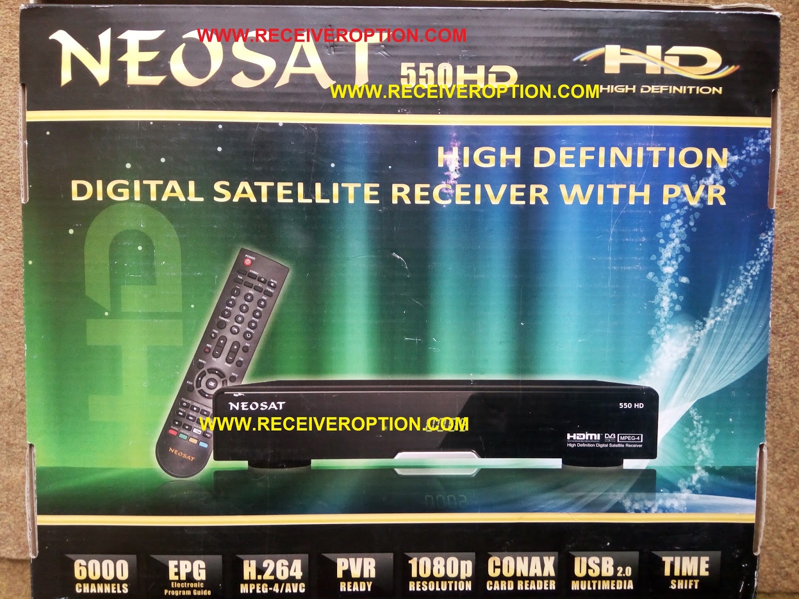 NEOSAT 550HD RECEIVER CCCAM OPTION - How To Enter Biss key Power vu key ...