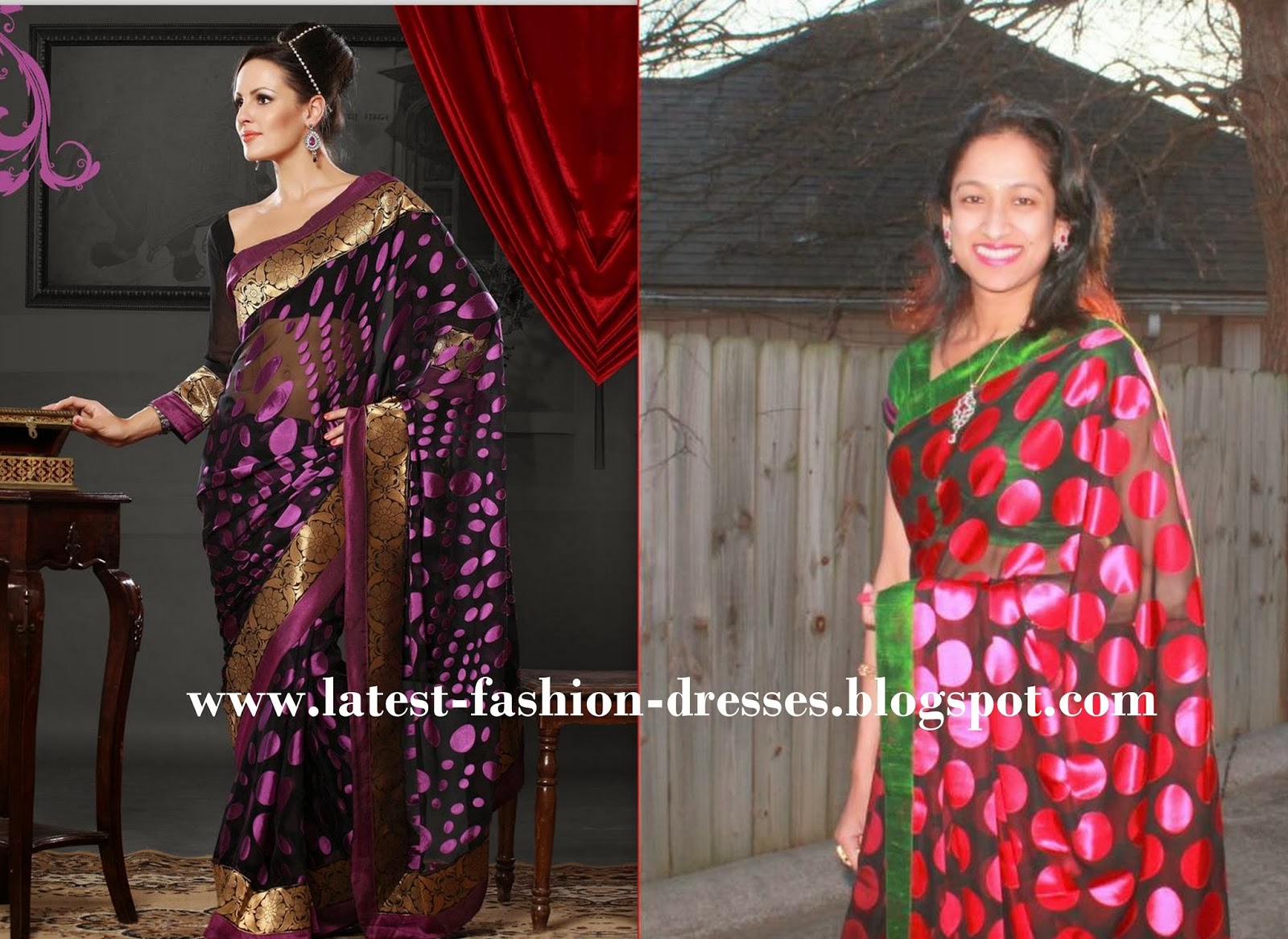 LATEST SOUTH INDIAN DESIGNER SAREE AND BLOUSE NECK DESIGNS COLLECTIONS ...