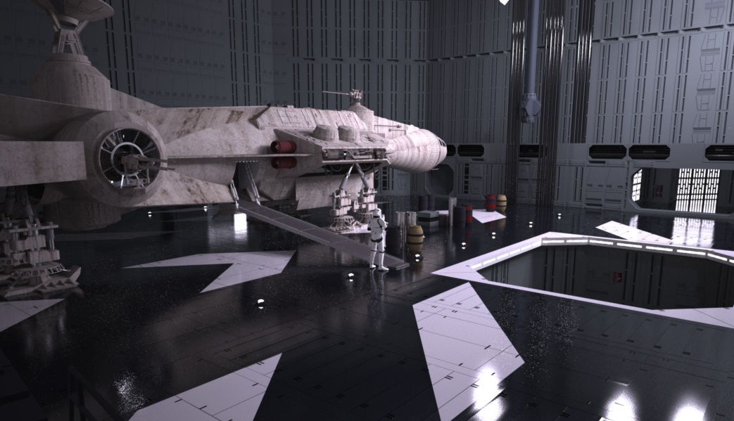 Stinson's All Things Star Wars Blog: Millennium Falcon: what might have ...