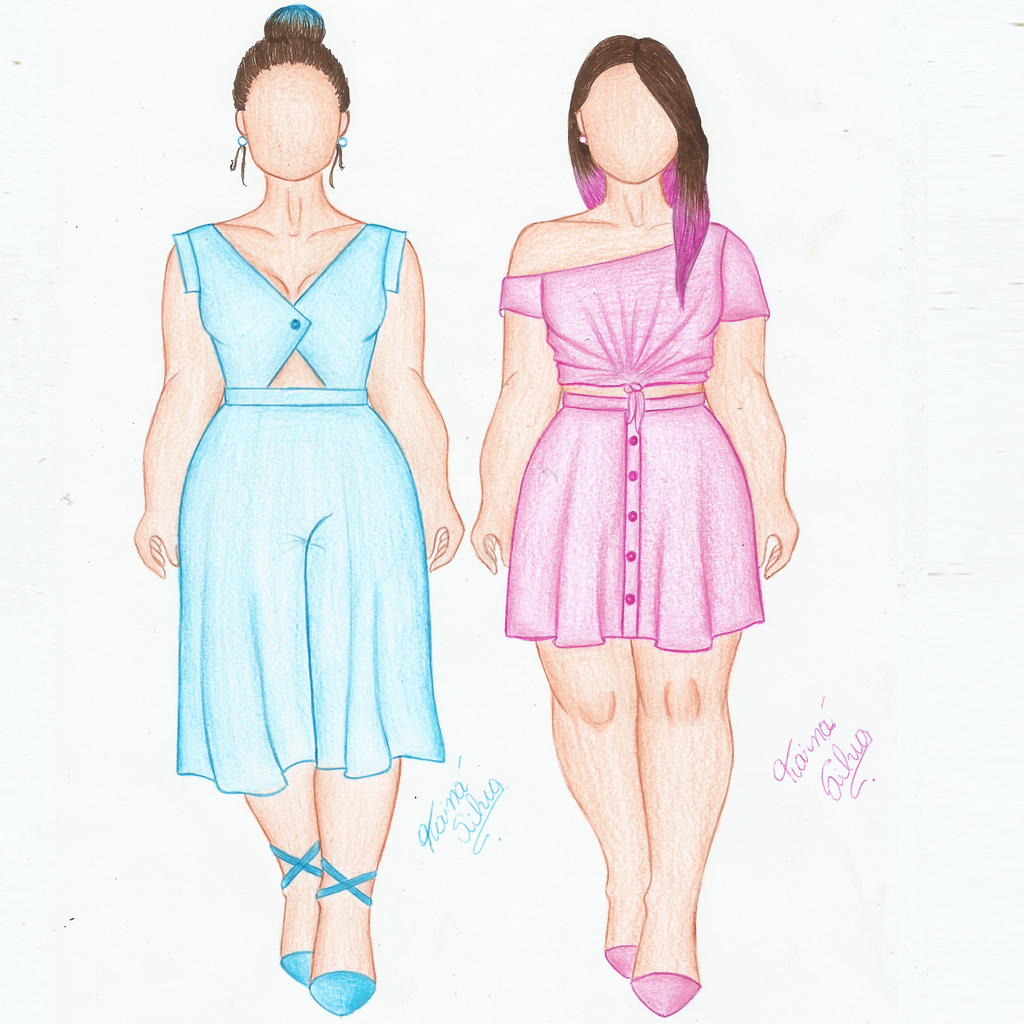 CORES DO ANO - ROSE QUARTZ E SERENITY - Blog Croquiando Moda - TS Croquis
