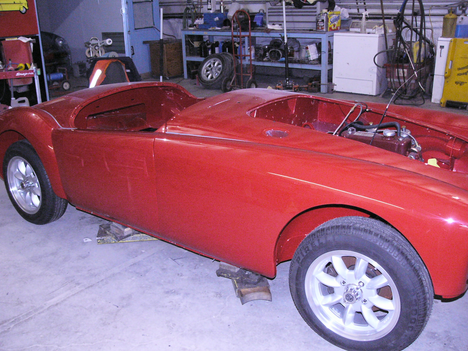 MGA Restoration: Fitting Fenders
