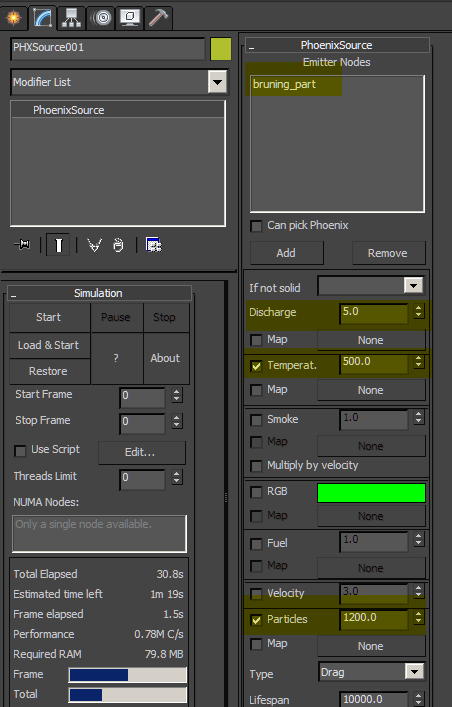 CG Taiwaner 台灣人玩動畫: 教學: 用PhoenixFD 2.2製作燒香煙霧
