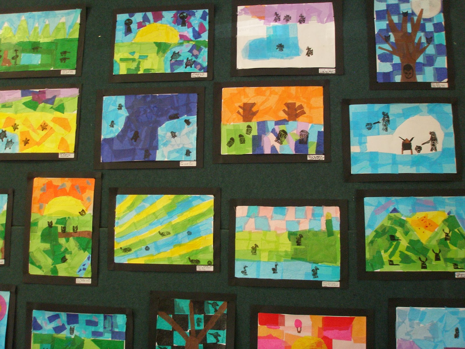 Elwood Primary Art: Year 3 Foam Relief Collage