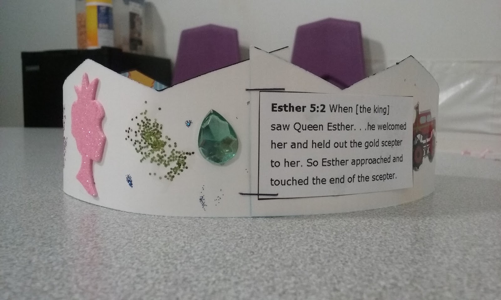 Queen Esther Crown Craft