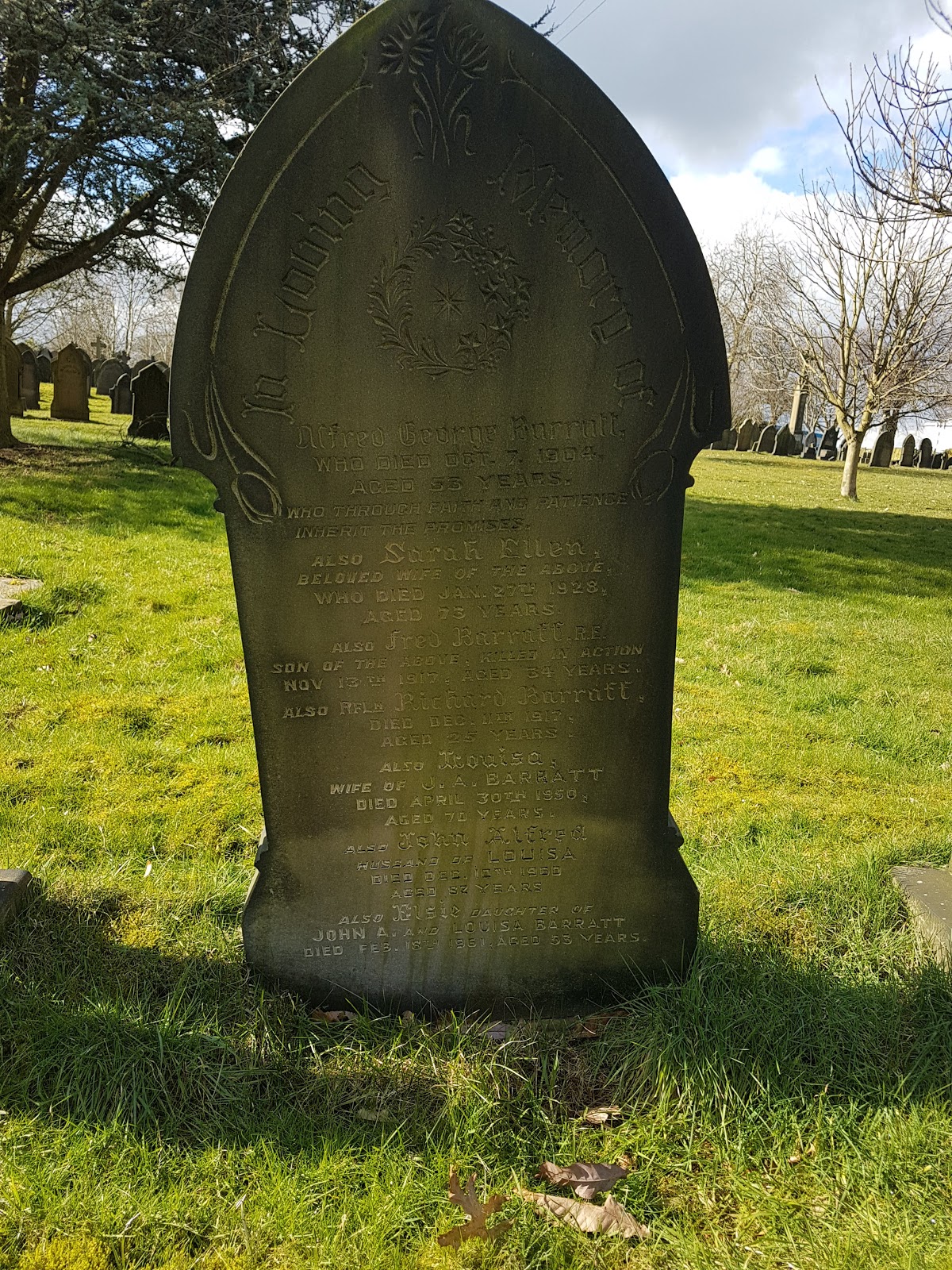 War Graves and Memorials: Stockport Cemetery and Crematorium.