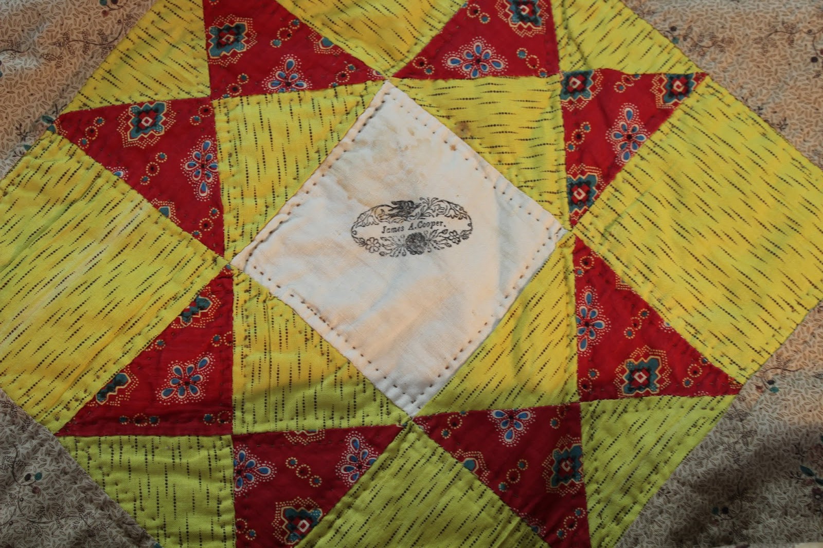 Textile Time Travels: Pennsylvania Quaker Album - 1843 Signature Quilt