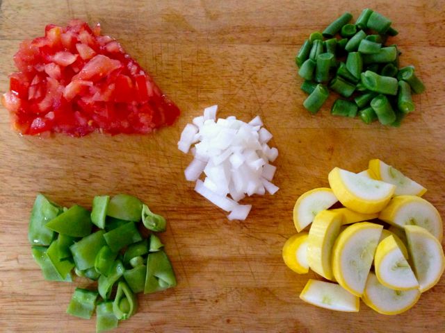 A Real Dad Makes Real Food: Garden Fresh Vegetable Omelette