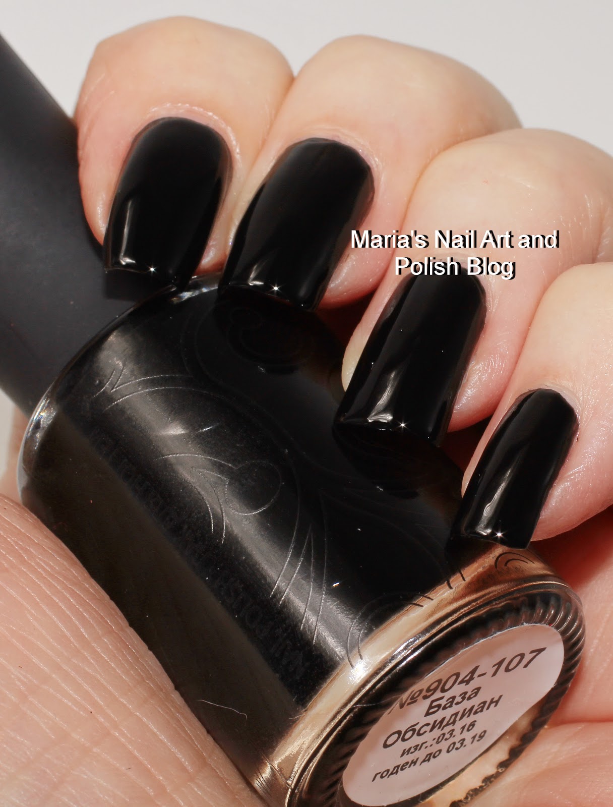 Marias Nail Art and Polish Blog: Masura Obsidian and White Quartz swatches