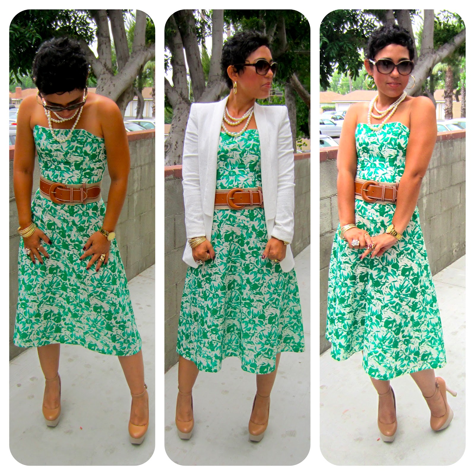 DIY Floral Print Dress + Zara Blazer |Fashion, Lifestyle, and DIY