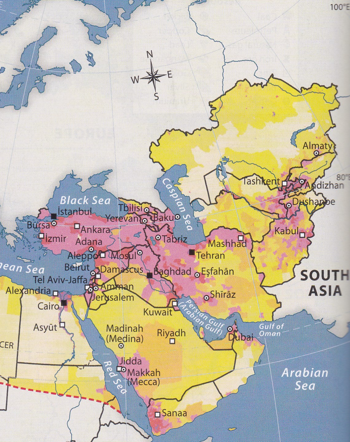 Mr. Izor's Akins Geography: SW Asia Mapping Lab Part 3 and 4