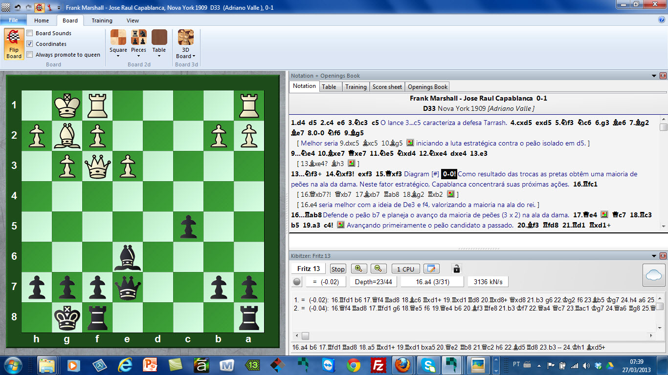 Ajedrez, la lucha continúa: BASE A-20. EN CHESSBASE