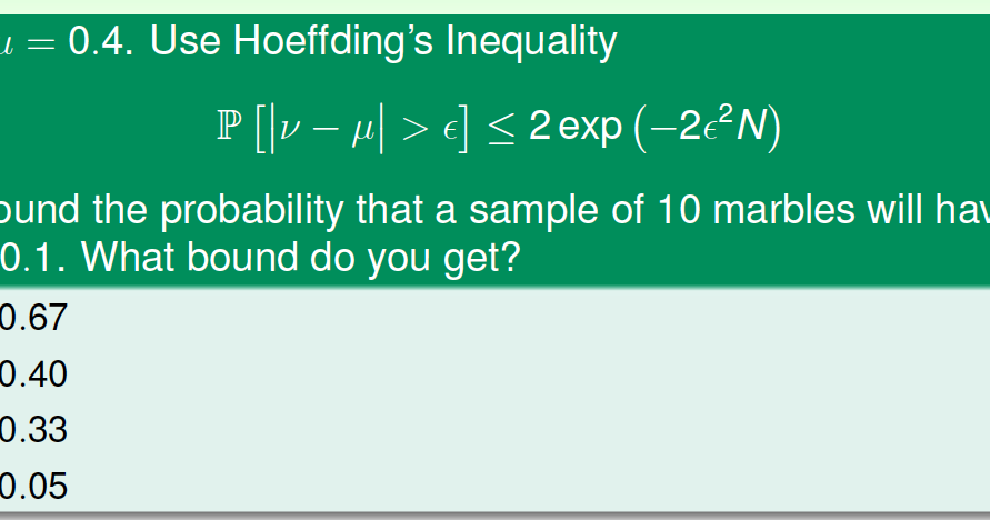 Count 朱: A Question of Hoeffding's Inequality