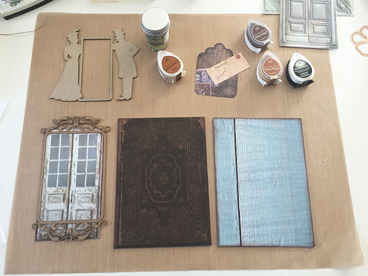 GSL Cuts: Vintage Family Mini Book with GSLC and Canvas Corp