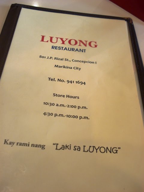 Life is Fun: Luyong Restaurant