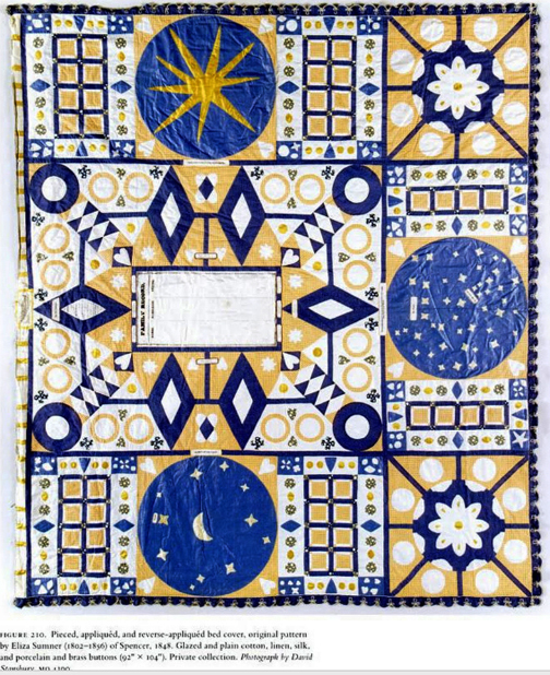 Barbara Brackman's MATERIAL CULTURE: Solar System Quilt