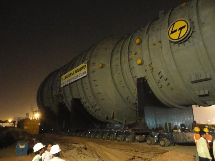Heavy / ODC Transport in India: Largest Vacuum Column Made and ...