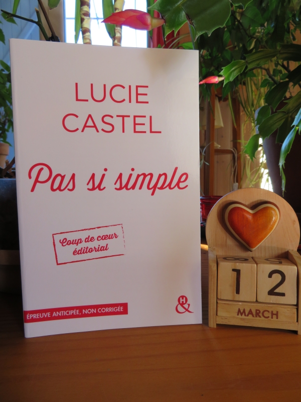 Les lectures de Mylène: Pas si simple de Lucie Castel