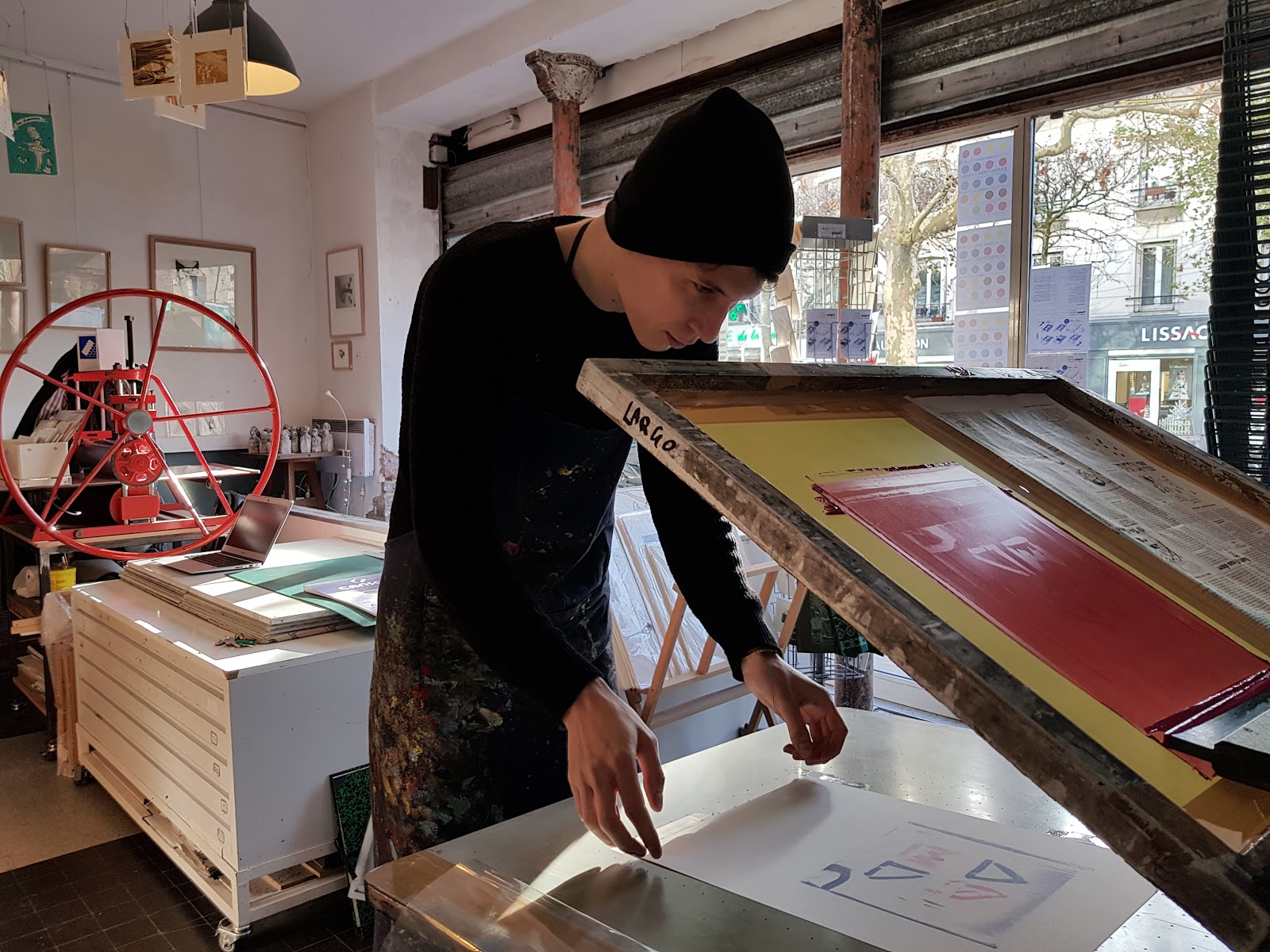 ATELIER de sérigraphie et gravure : Les stages en sérigraphie de ...