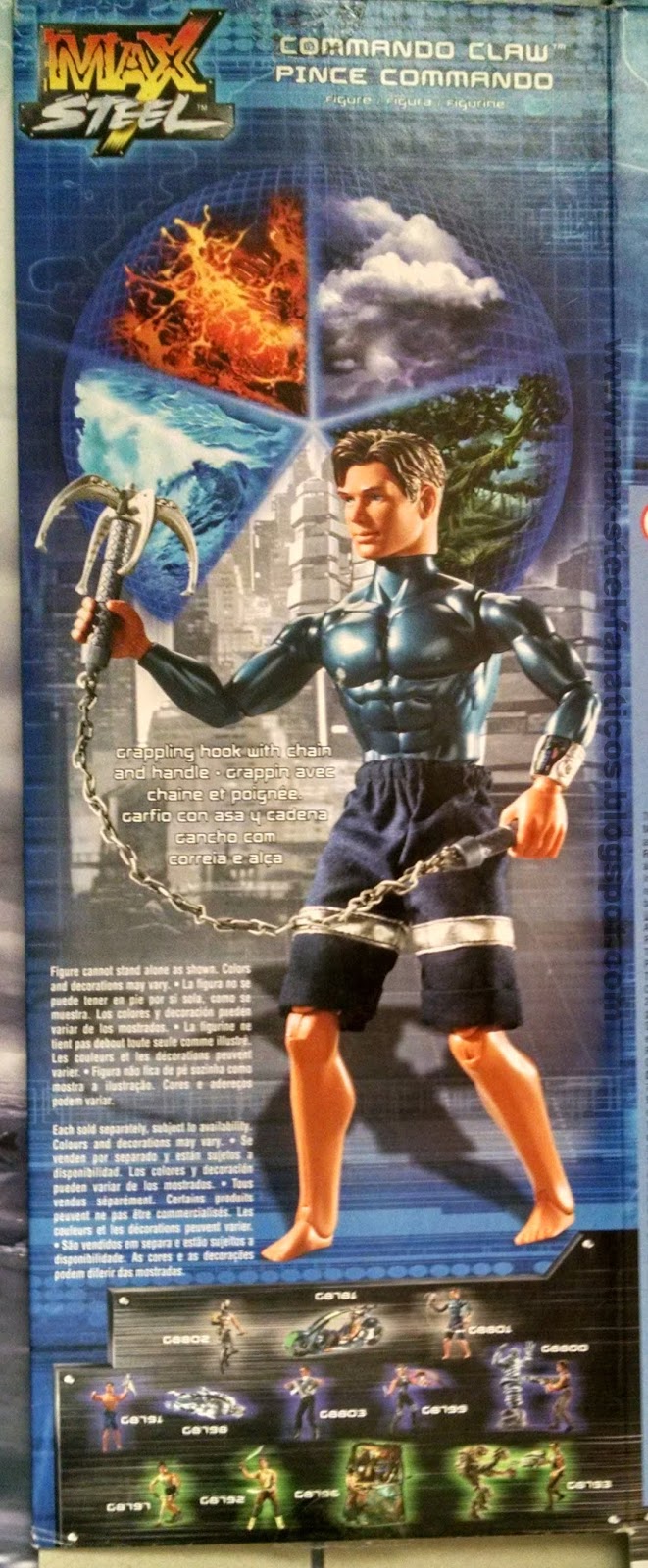 Max Steel Fanáticos: Línea Max Steel 2005 Completa
