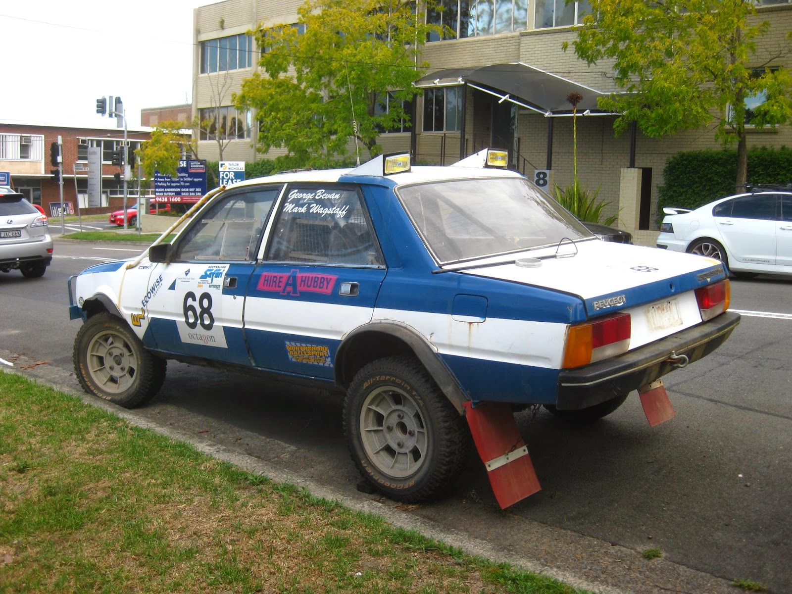 Aussie Old Parked Cars: 1983 Peugeot 505 SRD Turbo - Rally car