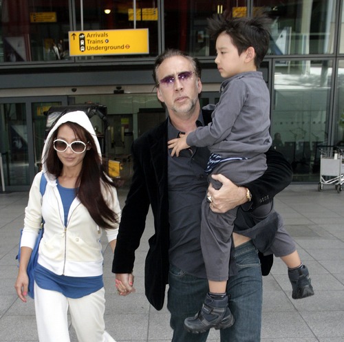 Hollywood All Stars: Nicolas Cage Family Pics