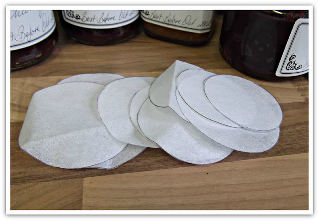 Crafty Christmas Club: Embroidered Jam Pot Covers...