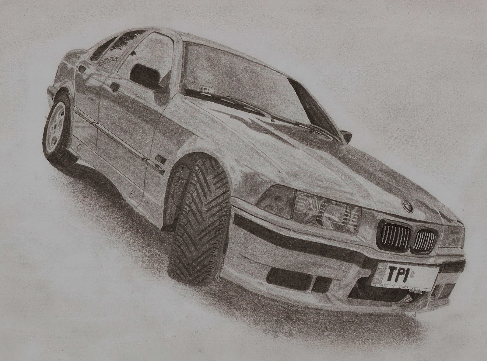 Rysunki mati220: BMW 3 e36 Finisz:)