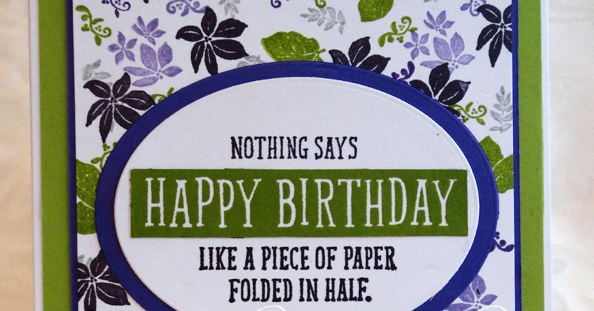 Kimber Kreations: Birthday wit card.