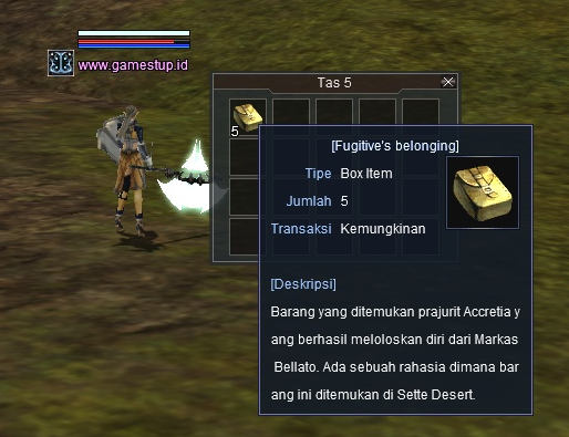 Quest Upgrader 1-7 B Bangsa Cora - RF Online - GameStup