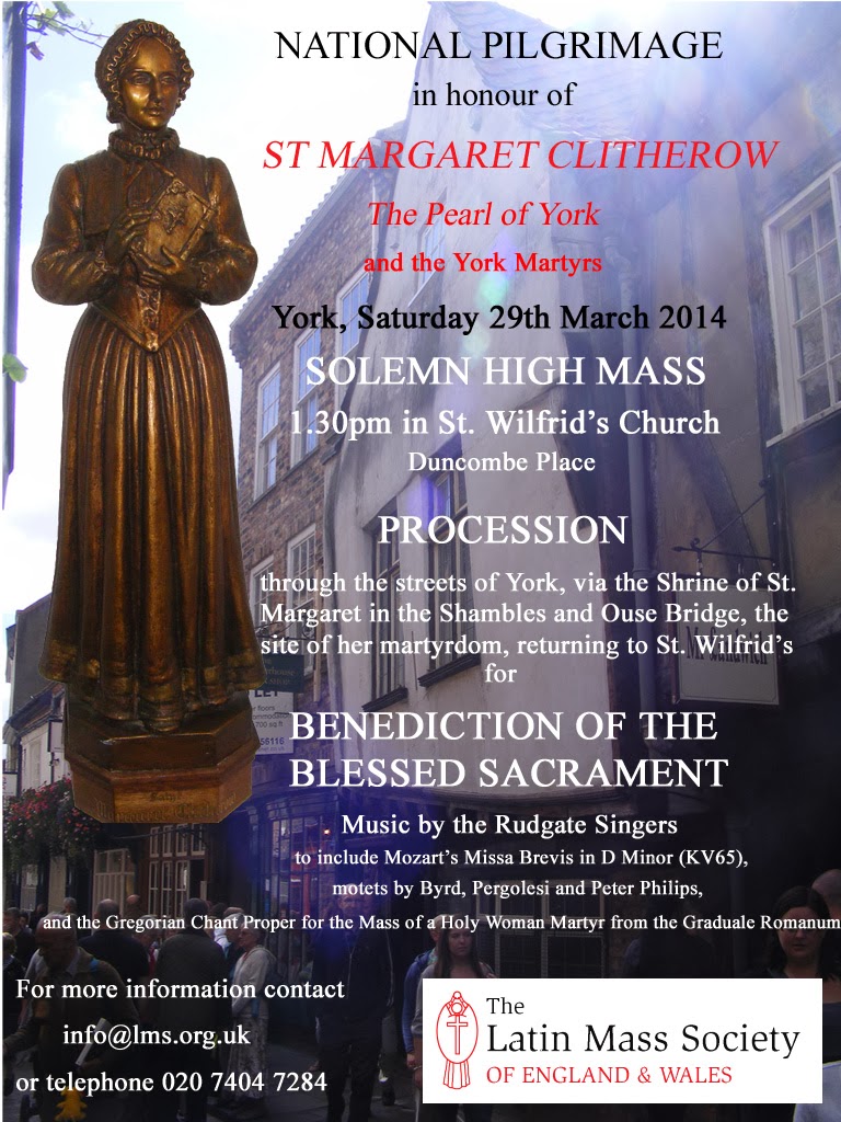 ZEPHYRINUS.: The Pearl Of York And The York Martyrs Pilgrimage In ...