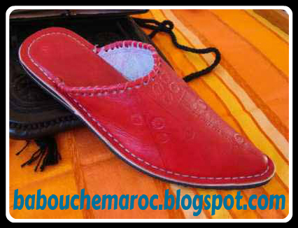 Babouche Rouge - Babouche Maroc - Babouche Maroc : Magasin en ligne de ...